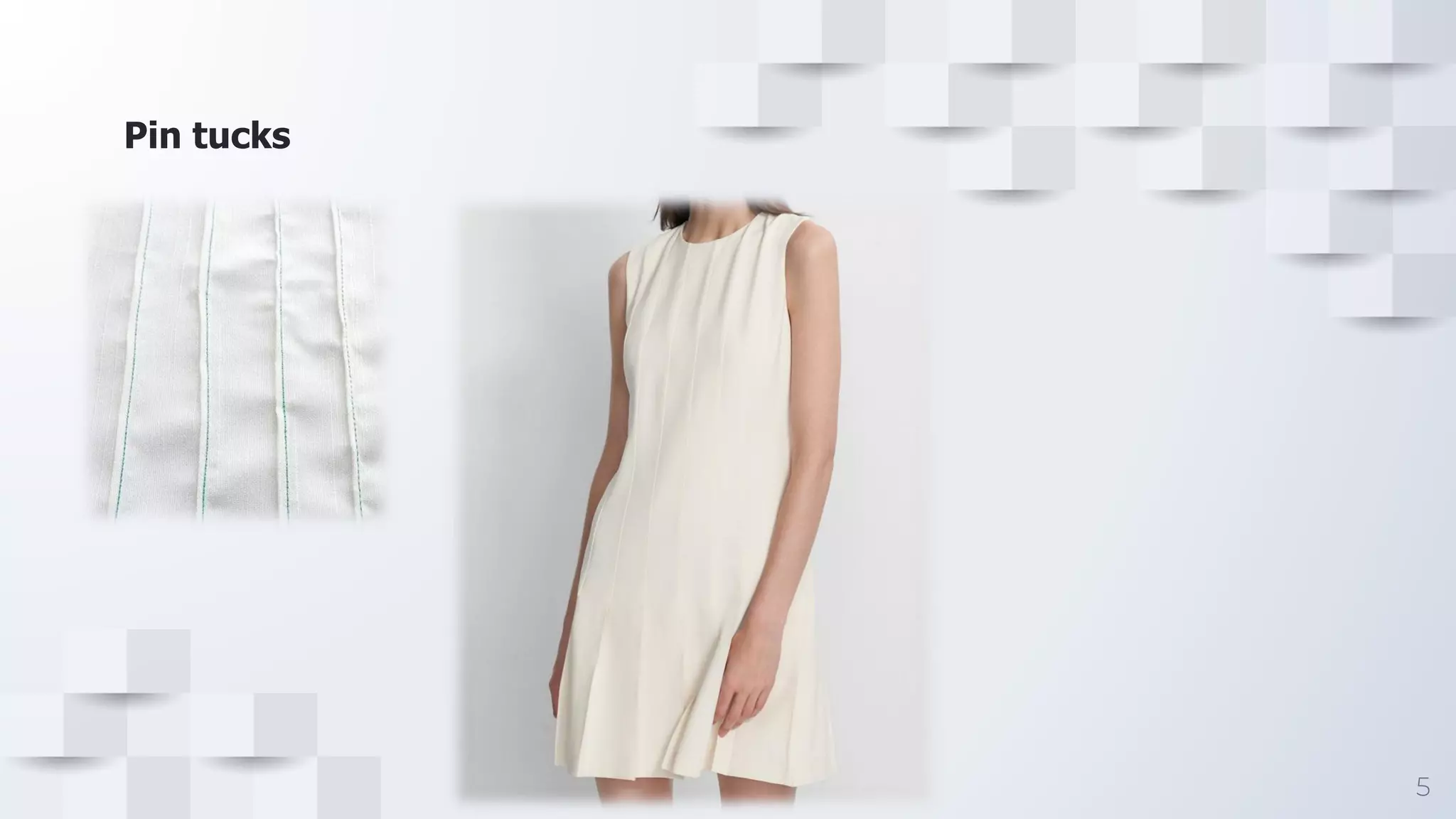 TYPES OF tucks|pleats|yokes|pockets|fastners _ with examples & illusion ...