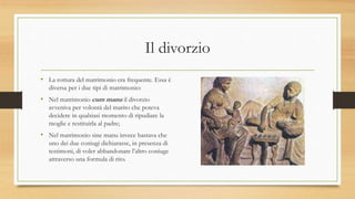 Il matrimonio nella famiglia romana (1) | PPT