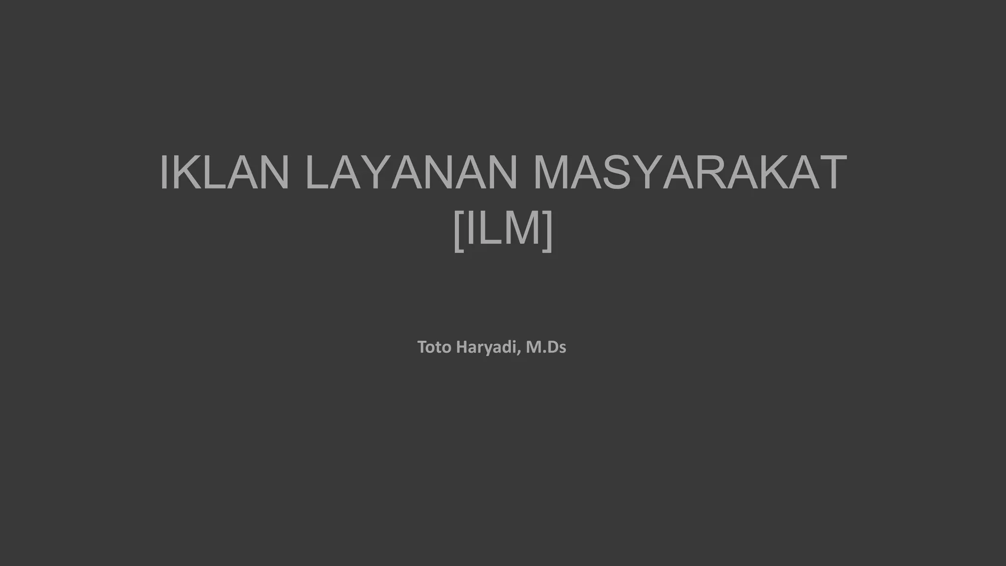 Iklan Layanan Masyarakat: definisi, ciri ciri, fungsi, dan contohnya | PDF