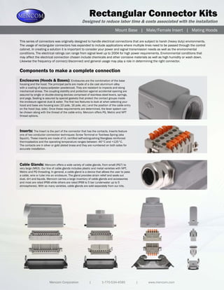 Rectangular Connector Kits | PDF