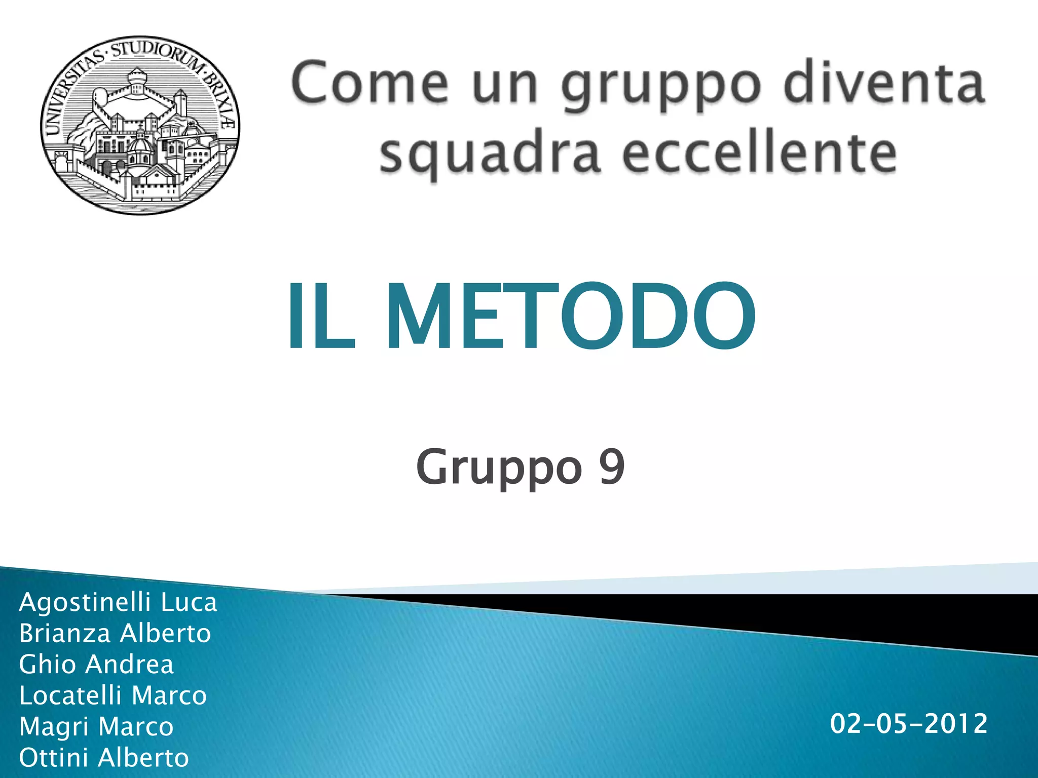 Teamwork: Il metodo | PPTX