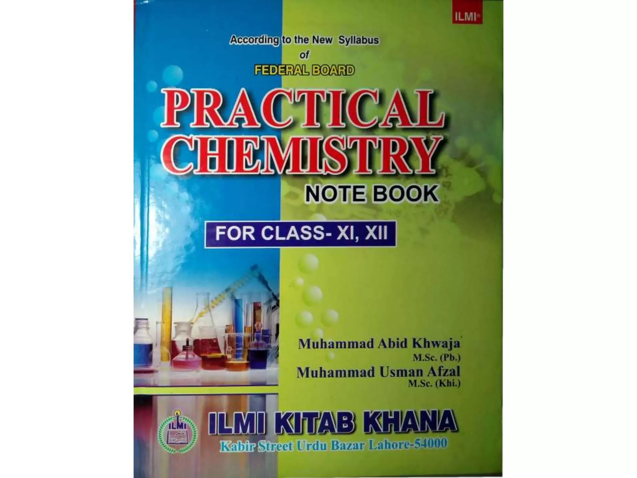 ILMI Practical Chemistry Notebooks | PPTX