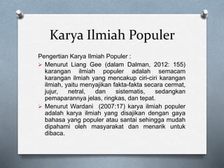 Ilmiah populer | PPTX