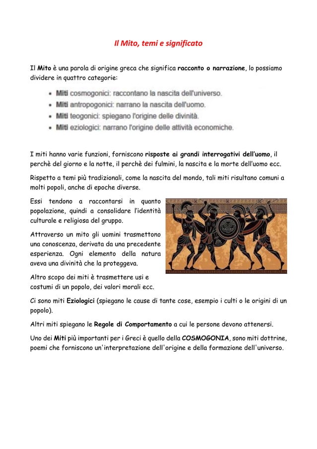 Il mito | PDF