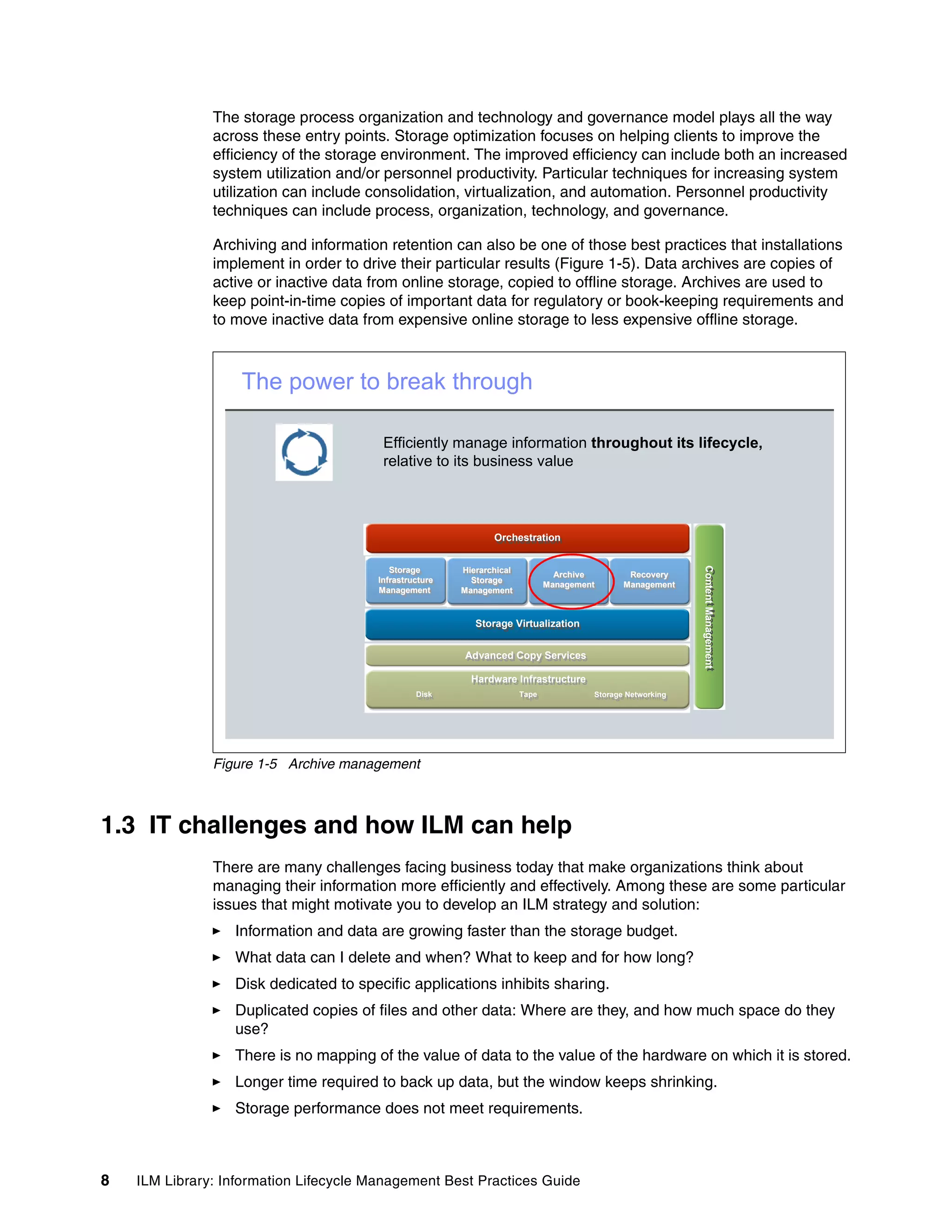 Ilm library information lifecycle management best practices guide ...