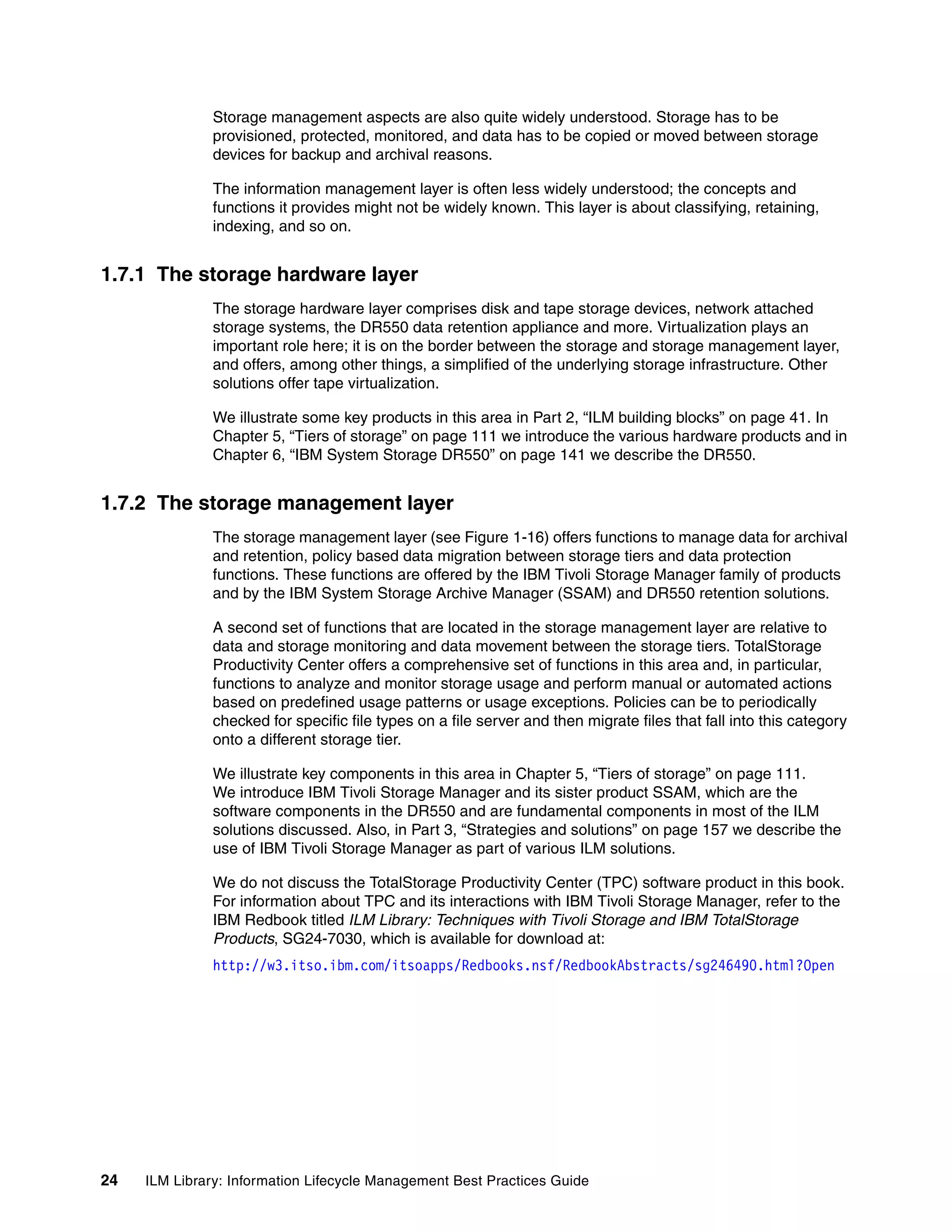 Ilm library information lifecycle management best practices guide sg247251 | PDF