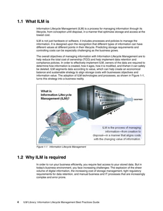 Ilm library information lifecycle management best practices guide ...