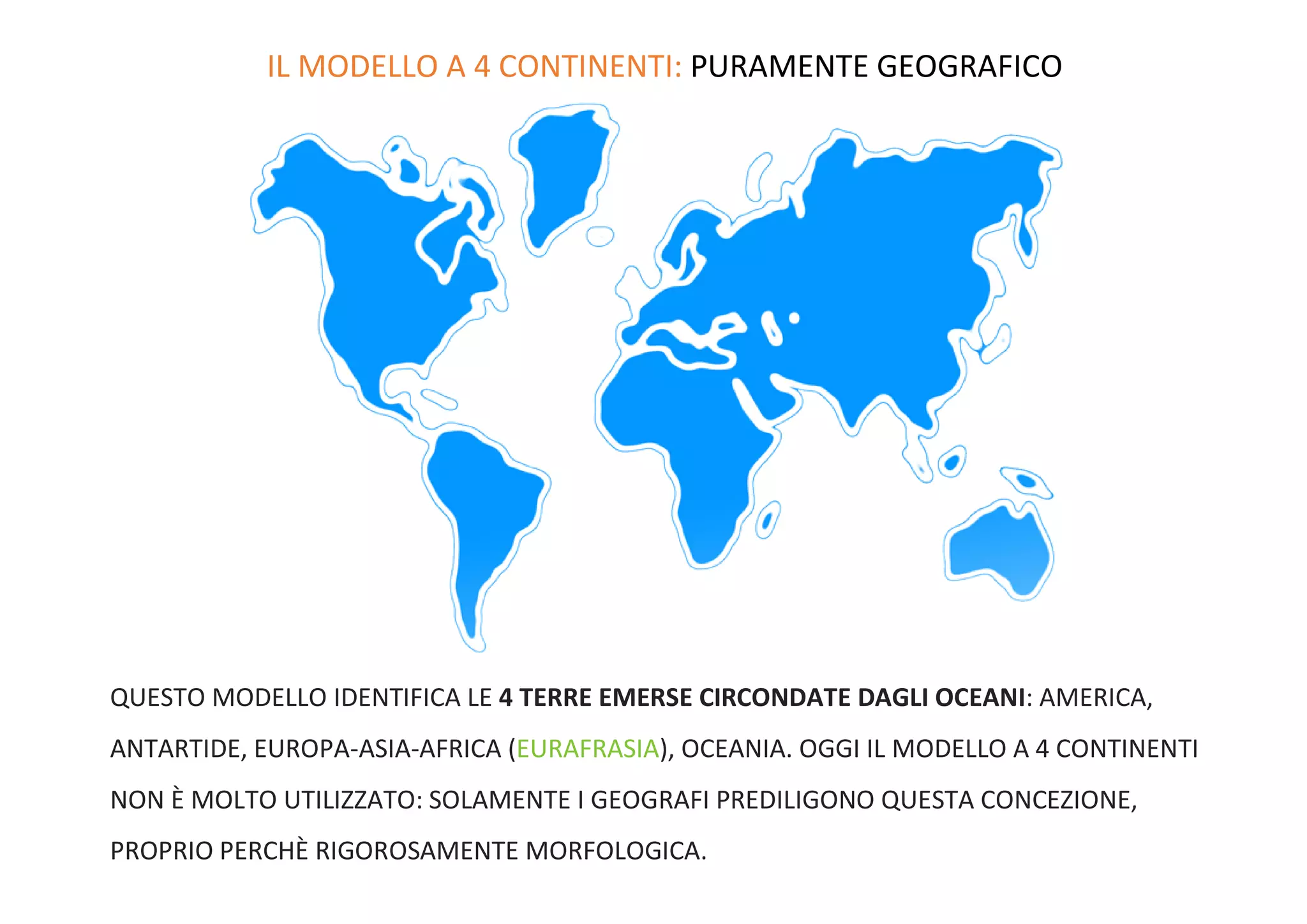 Il modello a 4 continenti | PDF