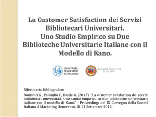 Il modello di Kano | PPT