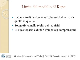Il modello di Kano | PPT