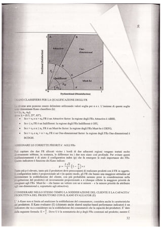 Il modello di kano e l'analytical kano | PDF