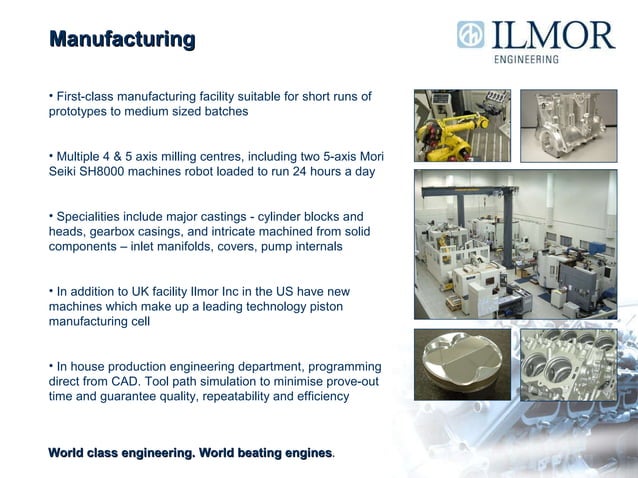 Ilmor Overview Presentation | PPT