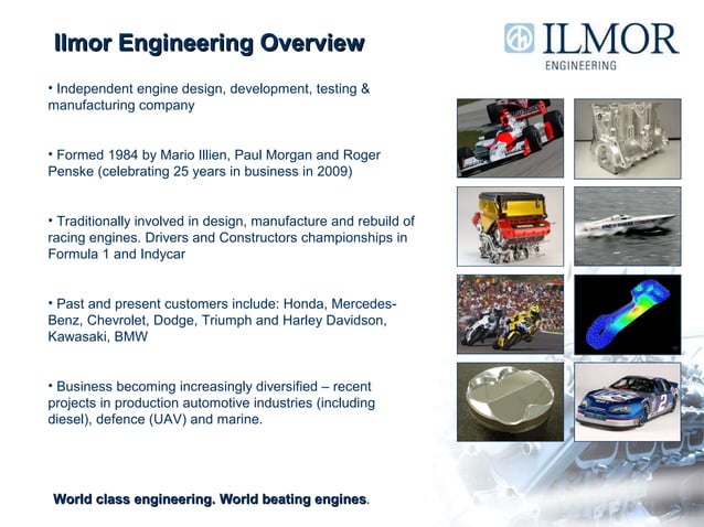 Ilmor Overview Presentation | PPT