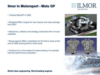 Ilmor Overview Presentation | PPT