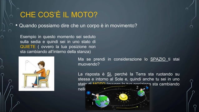 Il moto dei corpi | PPTX