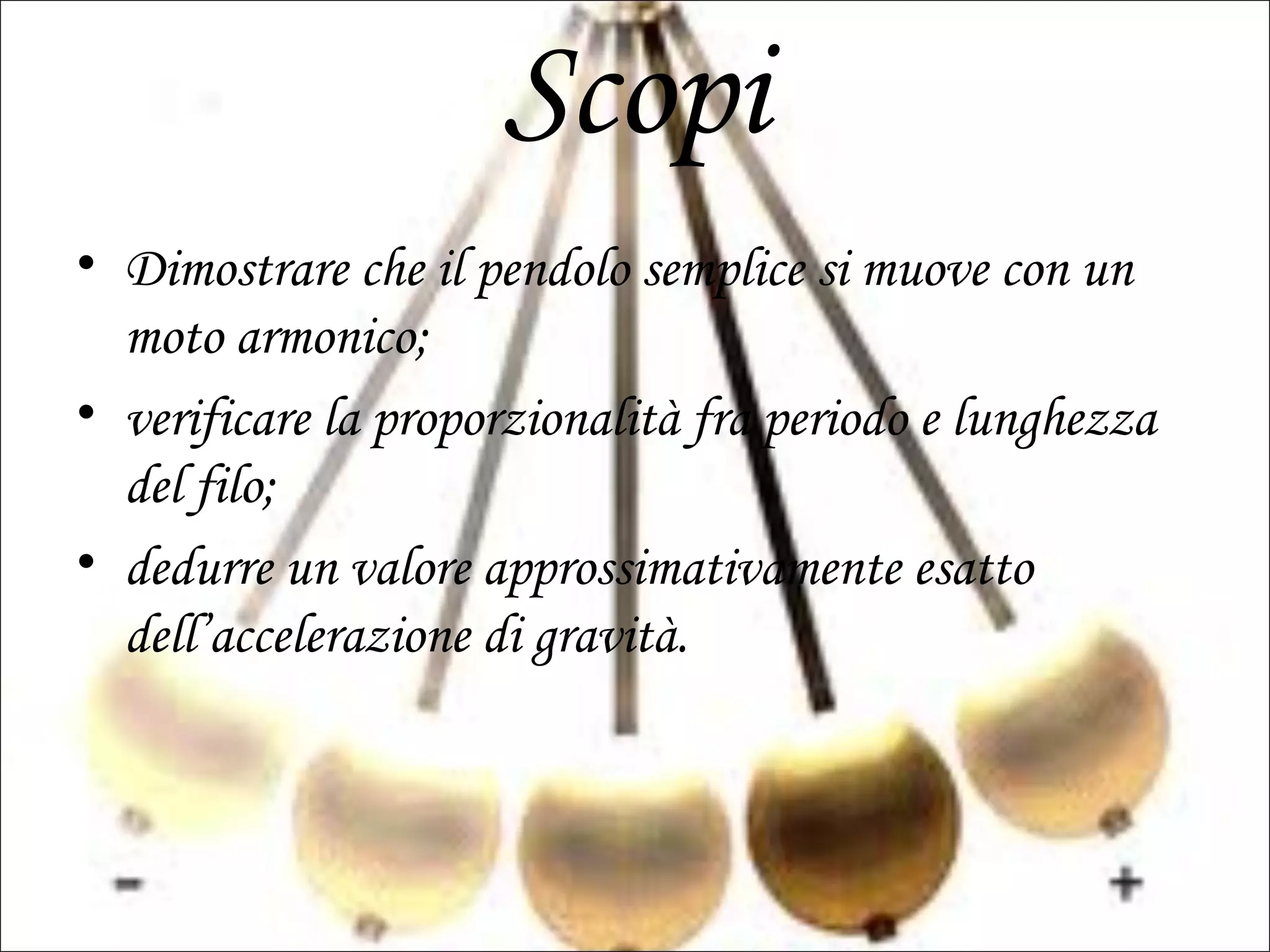 Il moto del pendolo2 | PPT