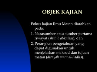 Ilmu ilmu matan | PPT