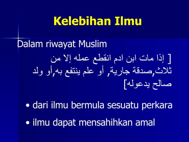 Ilmu, Iman Dan Amal | PPT