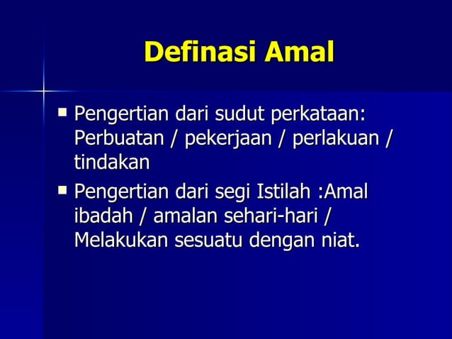 Ilmu, Iman Dan Amal | PPT