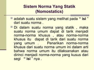 Ilmu-Perundang-undangan tentang norma-norma | PPT