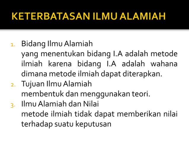 Ilmu alamiah dasar | PPTX