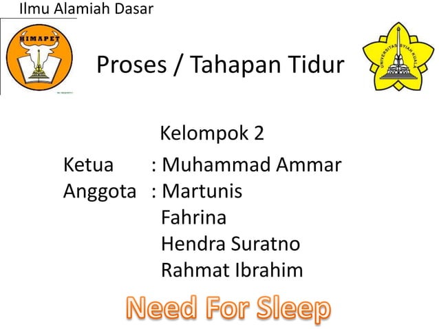 The Science Of Sleep | PPT