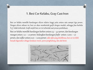 Ilmu bahan besi cor | PPTX