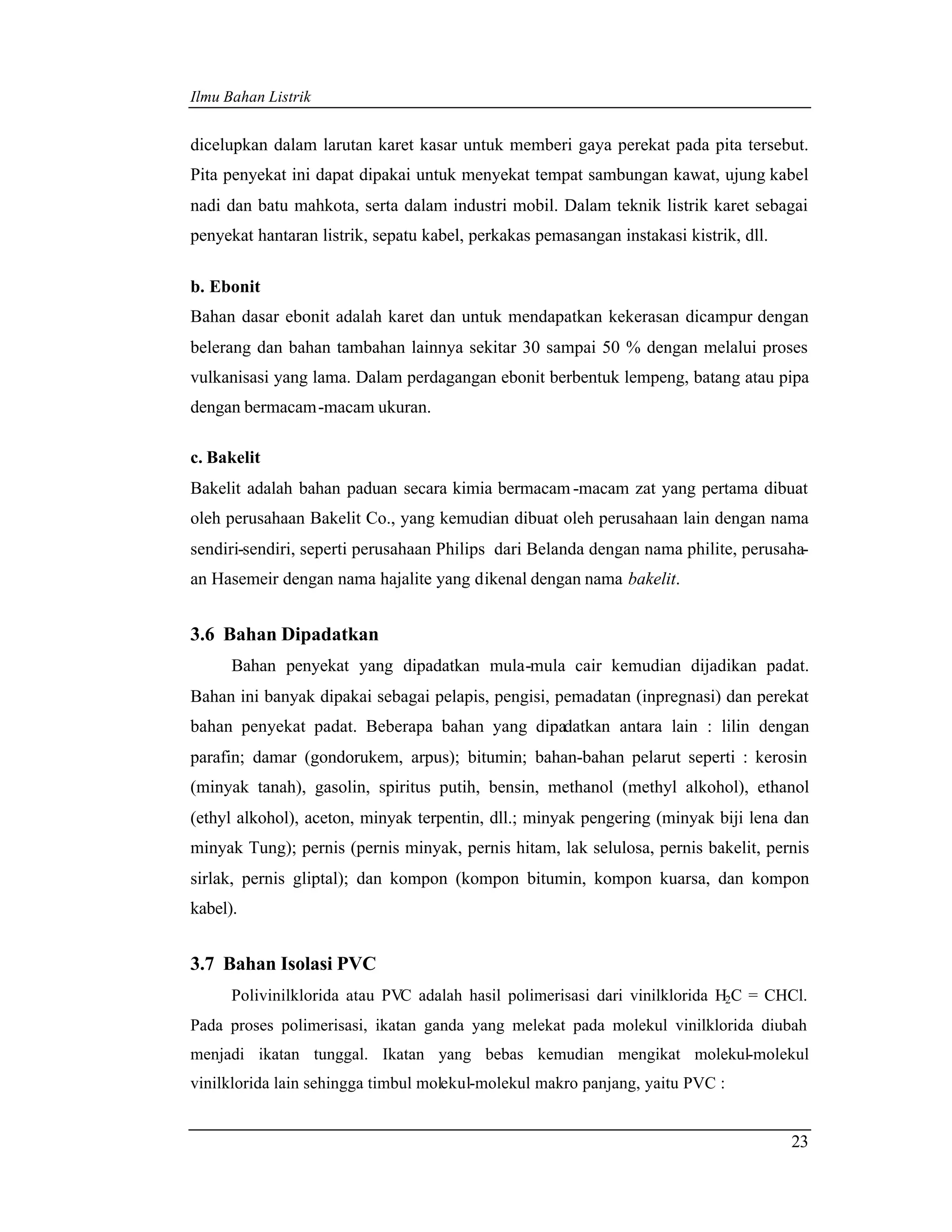 Ilmu bahan listrik | PDF