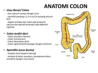 Ilmu bedah kolon | PPTX