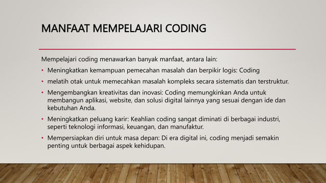 Ilmu Coding: Gerbang Menuju Masa Depan Digital.pptx