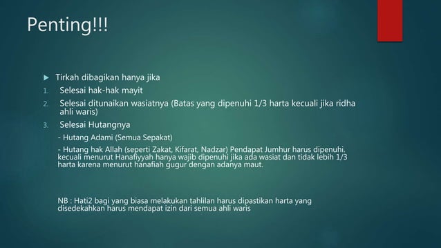 Ilmu faraidh mawaris - baha | PPTX