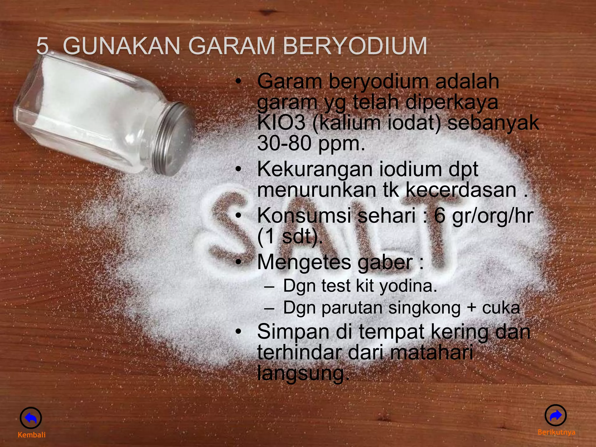 Kebutuhan tubuh akan berbagai zat makanan dan Gizi seimbang | PPTX