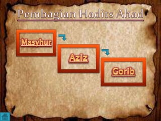Ilmu hadis slide show | PPTX