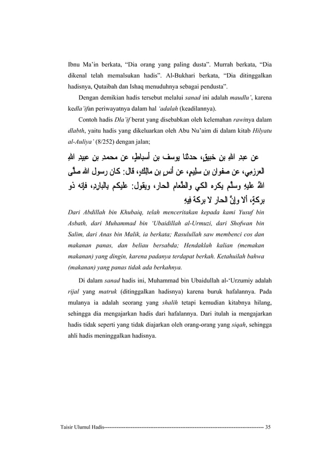 Ilmu hadis untuk pemula | PDF