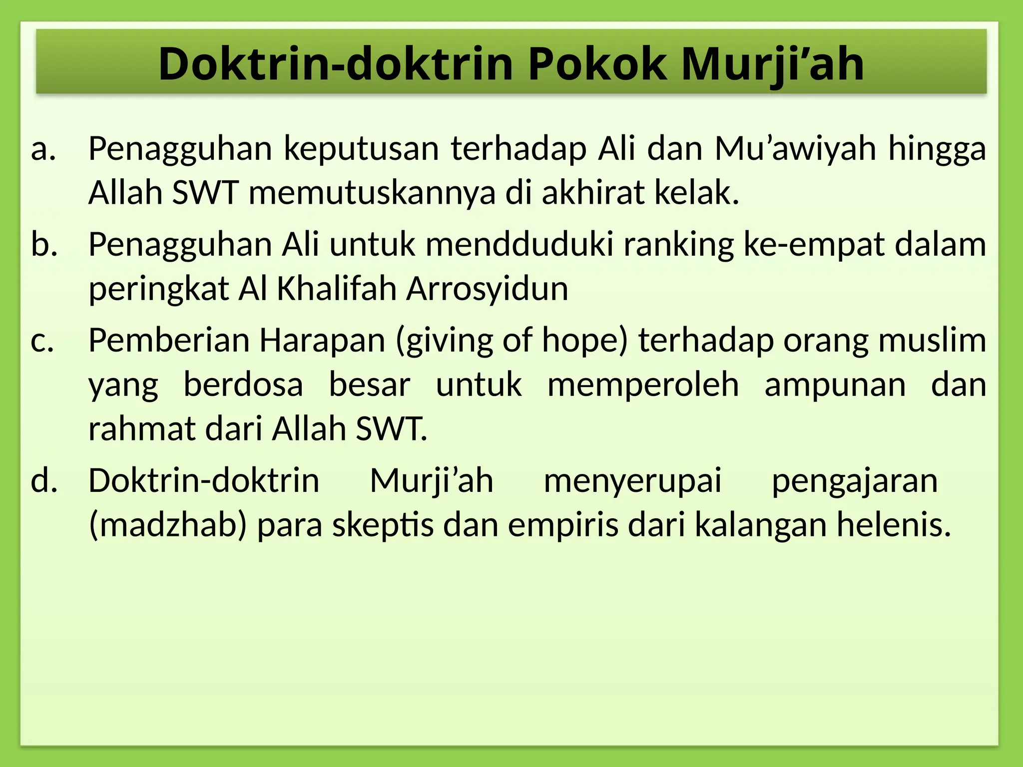 ilmu kalam materi KHAWARIJ & MURJI’AH.pptx