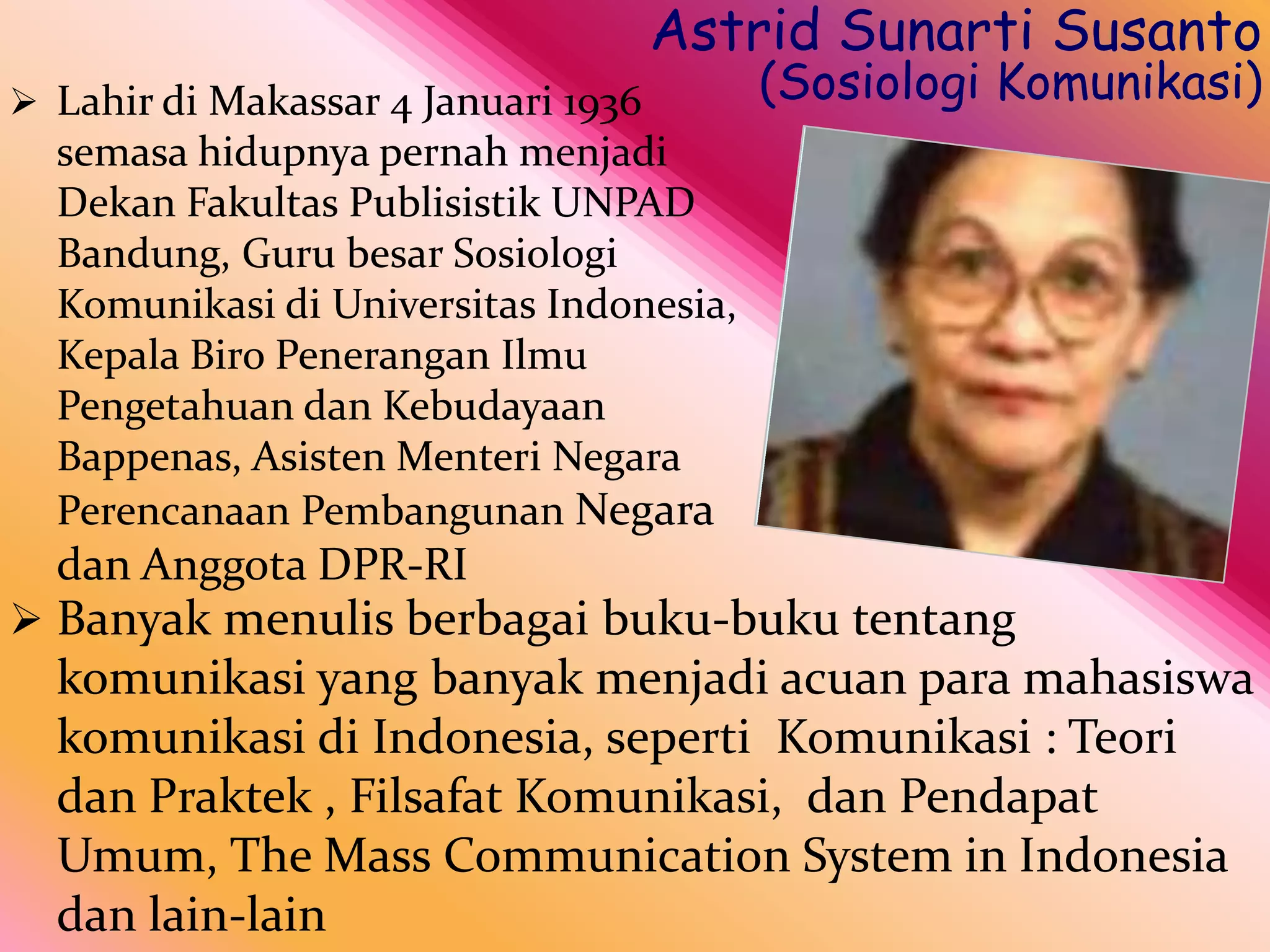 Ilmu komunikasi sebagai ilmu yang multidisiplin (presentasi Dirman) | PPTX