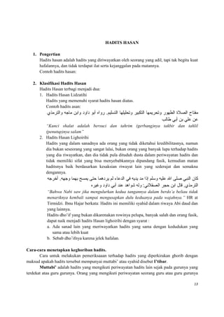 Ilmu musthalah hadits gratis | PDF