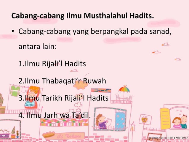 Ilmu musthalahu’l hadits | PPTX