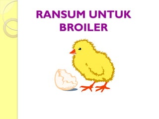 Ilmu nutrisi unggas kbutuhan gizi | PPT