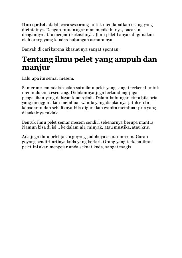 Ilmu Pelet Semar Putih Ilmu Pelet Semar Putih