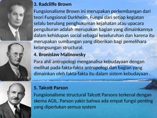 Teori Fungsional dalam melihat fenomena kids zaman now | PPT