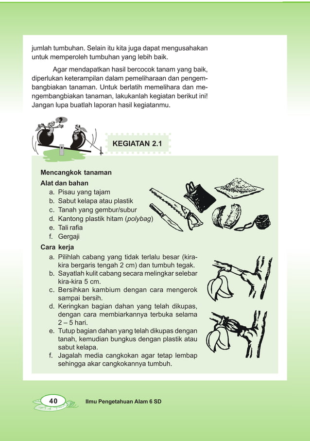 Ilmu pengetahuan alam untuk sd dan mi kelas vi - sriyono, edi trinugroho, endang sw, ari ...