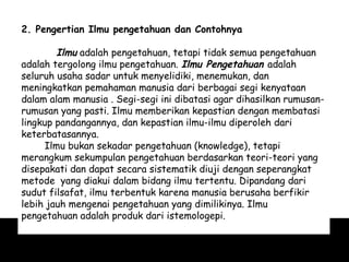 powerpoint tentang ilmu dan pengetahuan | PPT
