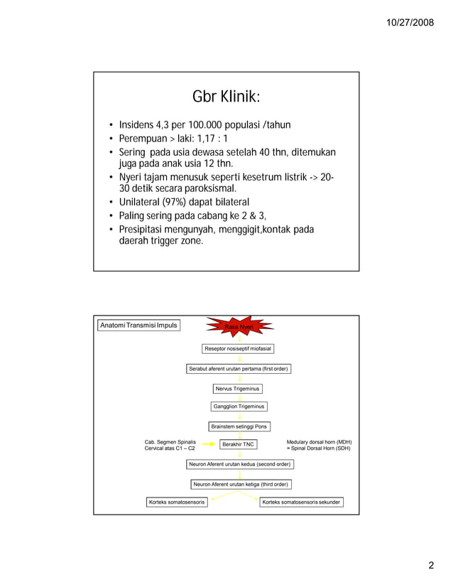 Ilmu penyakit saraf trigeminal neuralgia [compatibility mode] | PDF