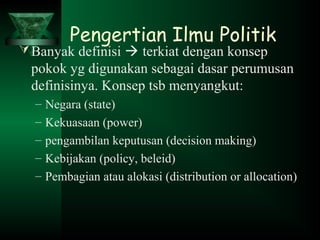 Ilmu Politik | PPT