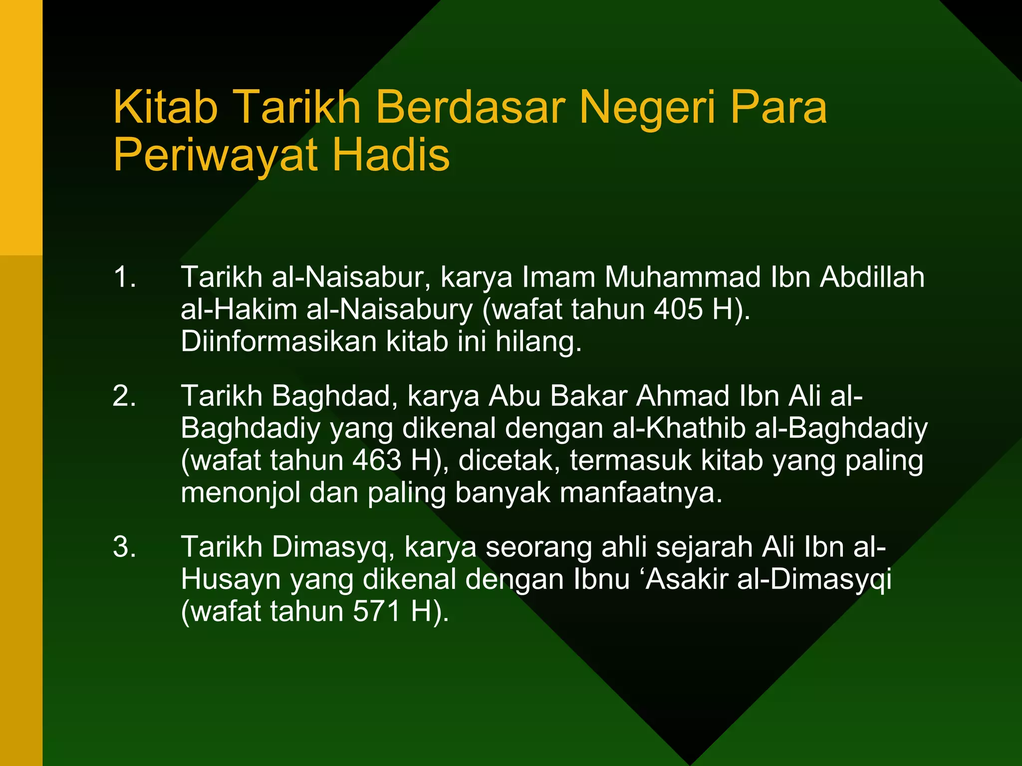 Ilmu rijal al hadits | PPT