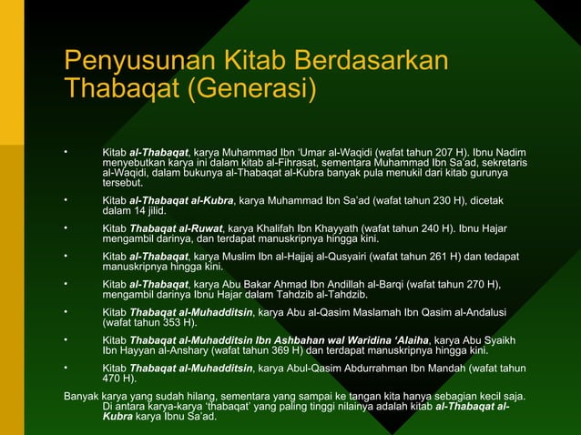 Ilmu rijal al hadits | PPT