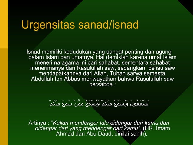 Ilmu rijal al hadits | PPT