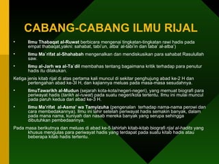 Ilmu rijal al hadits | PPT