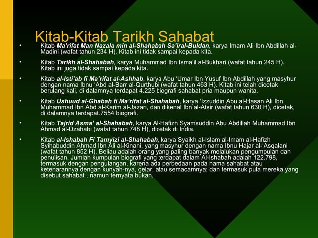 Ilmu rijal al hadits | PPT